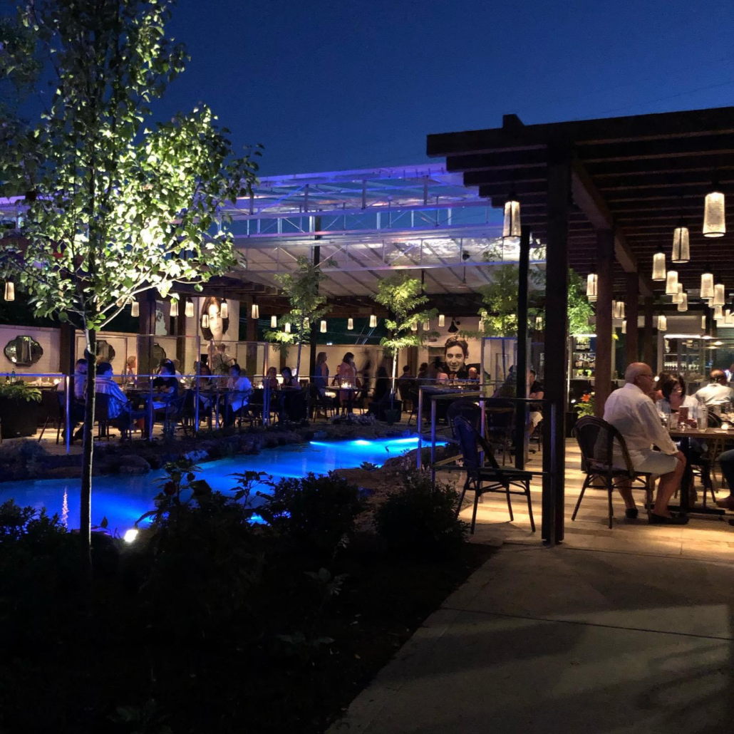 Outdoor dining at Aqua Pazzo in Youngstown Ohio. - Youngstown Live